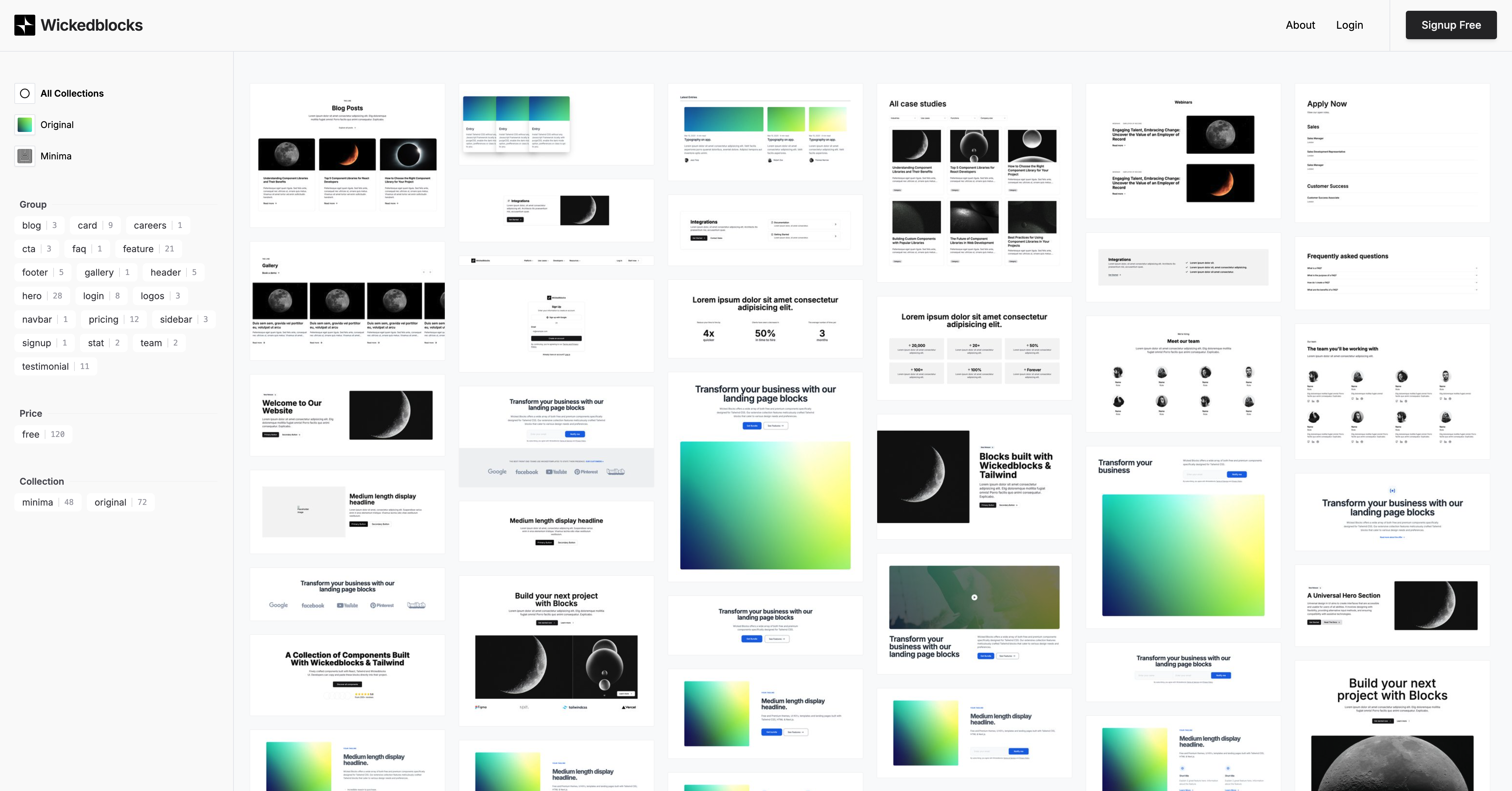 Free Tailwind kits | TailAwesome